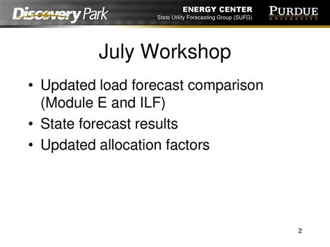 Independent Load Forecast Workshop Ppt Download