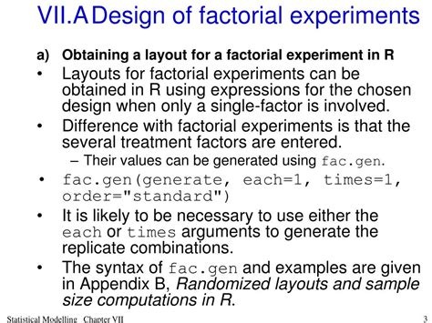 Ppt Vii Factorial Experiments Powerpoint Presentation Free Download