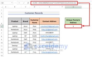 Count Unique Values With Criteria By COUNTIFS In EXCEL Examples
