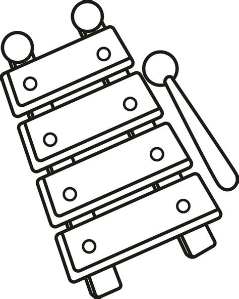 Illustration Black And White Xylophone 33319507 Vector Art At Vecteezy