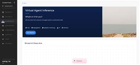 Virtual Agent Chatbot Blueprint Cnvrg Io Docs