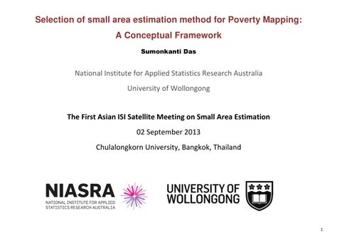 Pdf Selection Of Small Area Estimation Method For Poverty Mapping A