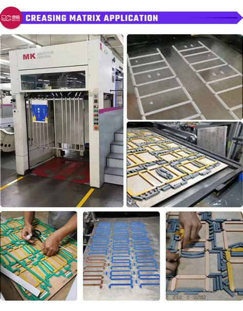 Creasing Rule Indentation Line Matrix Corrugated Adhesive Black Die