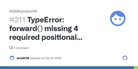 TypeError Forward Missing Required Positional Arguments Label Inst Image And