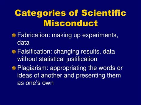 Ppt Scientific Integrity Recognizing Reporting And Avoiding