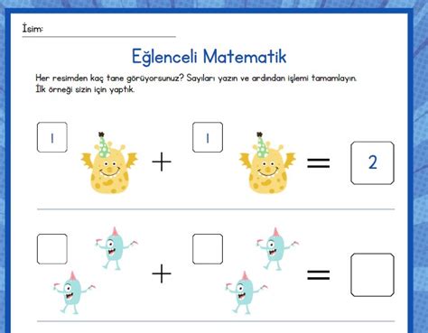 Eğlenceli Matematik Toplama İşlemi Meb Ders