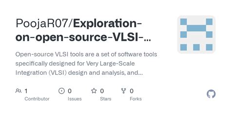Exploration On Open Source Vlsi Tools Riscoveri Manual Pdf At Main · Poojar07 Exploration On