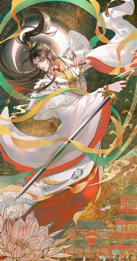 天官赐福 花瓣网