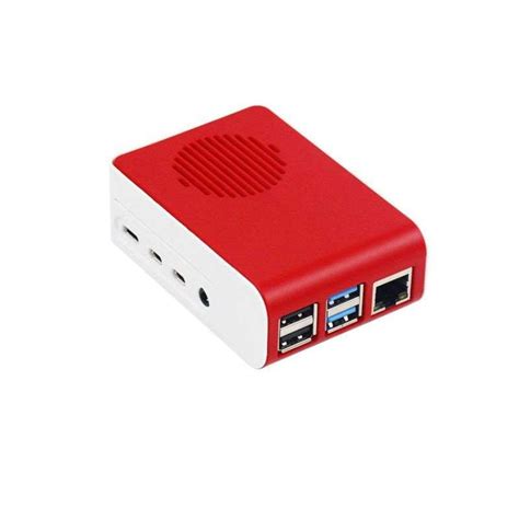 Raspberry Pi 4 Led Case Cooling Fan With Led Er Rpa00045c