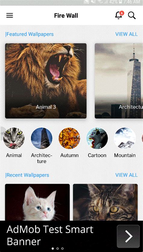 Fire Wall Native Android Hd Wallpaper App With Firebase Back End
