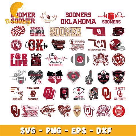 Logo Oklahoma Sooners Design Bundle Svg Oklahoma Sooners Svg