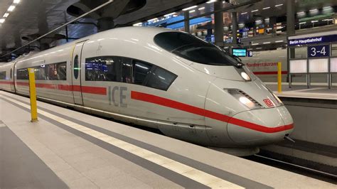 Ice 3 Class 403 Departing Berlin Hauptbahnhof March 2023 Rtrains