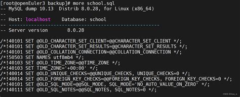 二进制方式安装mysql并备份数据库openeluer的mysql二进制包 Csdn博客