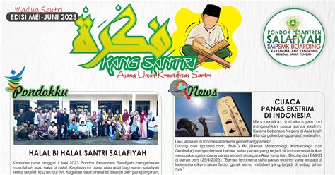 Mading Fikroh Santri Putra Bulan Mei Juni 2023