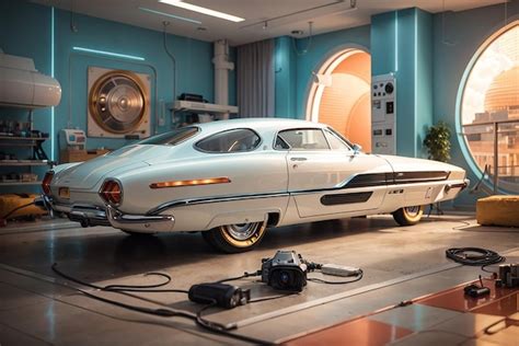 Premium Ai Image Retro Futurism Redux A Blast From The Past In