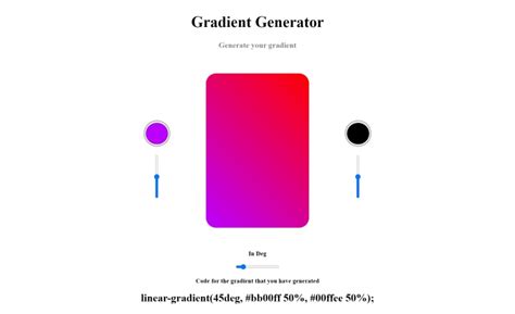 How To Code A Simple Linear Gradient Generator Using Reactjs Dev Community