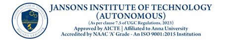 Jit Eedu Jansons Institute Of Technology