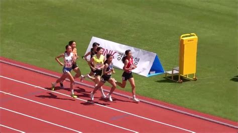 문화체육관광부장관기 제45회 전국시ㆍ도대항육상경기대회 여중부 800m 예선 결승 Youtube