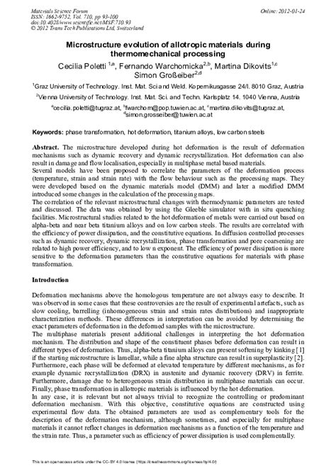 pdf microstructure evolution of allotropic materials during
