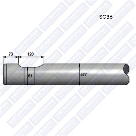 Chisel To Suit Montabert Sc36 Silver Clip Rock Breaker