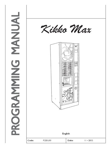 Kikko Max Programming Pdf Vending Machine Menu Computing