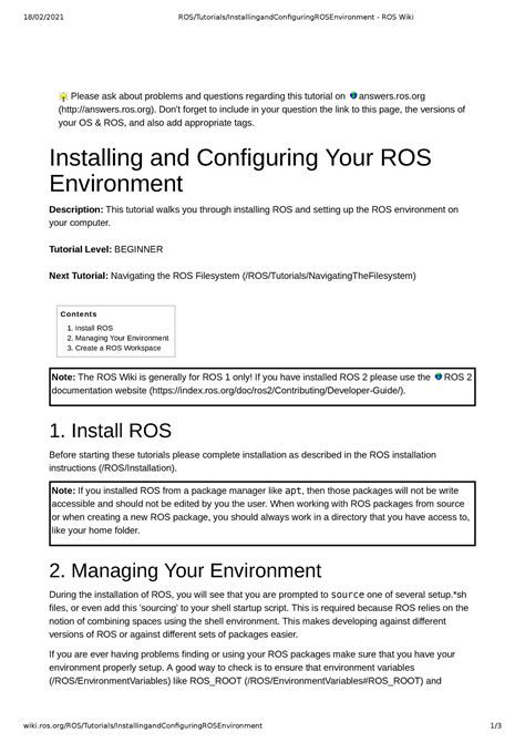2 Creating Ros Workspace 18022021 Rostutorials
