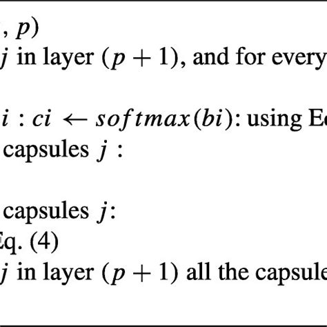 Routing By Agreement Between Capsules Download Scientific Diagram
