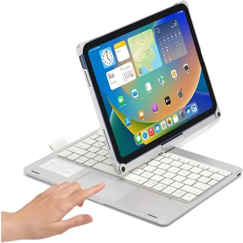 360° Rotatable Bluetooth Backlight Keyboard For Ipad 10th Gen 2022 10