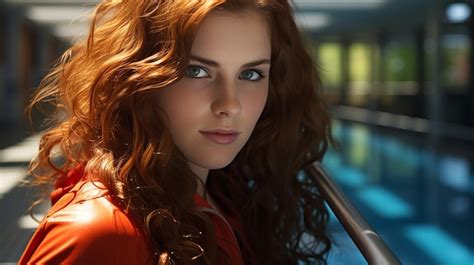 Premium Photo Beautiful Model Girl Posing Outside In Sunset