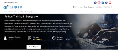 Best Python Courses In Bangalore Compared Pie