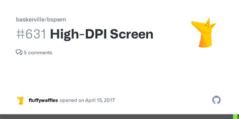 high dpi screen · issue 631 · baskerville bspwm · github