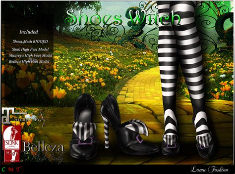 Second Life Marketplace Lamu Fashion Shoes Witch