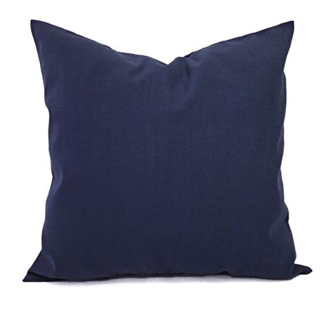 Solid Navy Blue Throw Pillow For Modern Interiors Foter