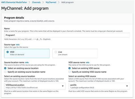 Aws 미디어 서비스를 사용하여 Virtual Linear Ott 채널 배포하기 Aws 기술 블로그
