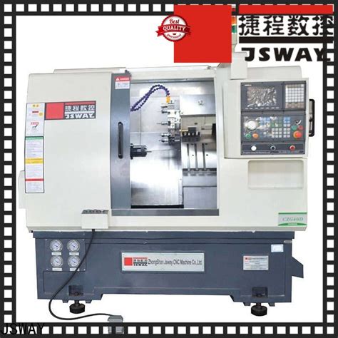 Professional Cnc Lathe 2 Axis Lathe With Tailstock For Plant Jsway