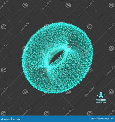 Torus Molecular Lattice Connection Structure Stock Vector Illustration Of Lattice Brochure