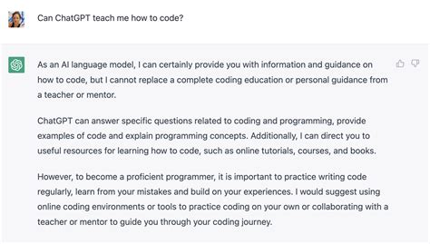 can chatgpt teach me how to code better than courses