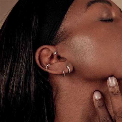 Helix Stud Earrings For Sale In Uk Helix And Conch