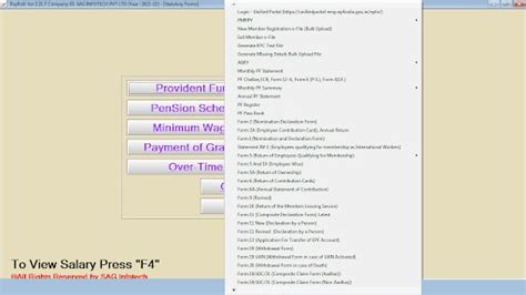 Easy Generate PF ESI Challan Via Gen Payroll Software
