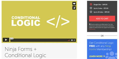 Ninja Forms Conditional Logic Pluginsforwp