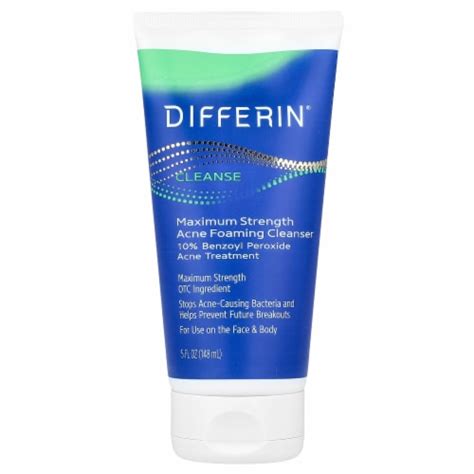 Differin® Cleanse Maximum Strength Acne Foaming Cleanser 5 Fl Oz Kroger