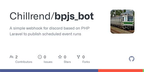 Github Chillrendbpjsbot A Simple Webhook For Discord Based On Php
