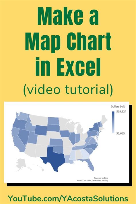 Create A Map Chart In Excel Easy Tutorial