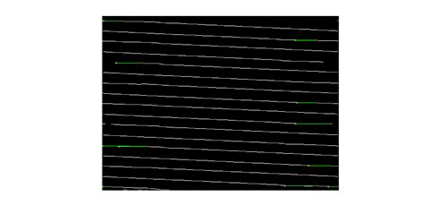 Matlab Hough Transform Detect Harsh Lines Not Perfectly Stright