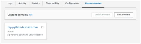 Managing Custom Domain Names For An App Runner Service Aws App Runner