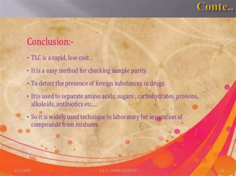 Thin Layer Chromatography Ppt