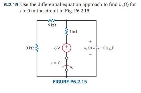 Solved 6 2 15 ﻿use The Differential Equation Approach To