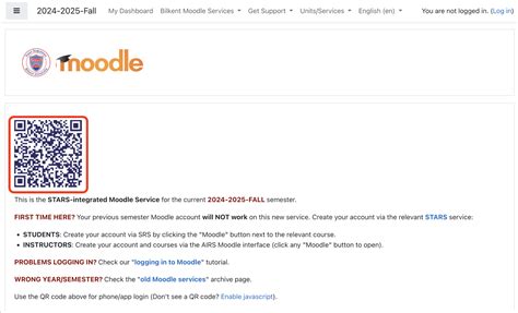 log in to moodle via airs prep or moodle server app moodle bilkent