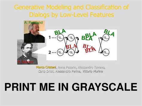 Ppt Generative Modeling And Classification Of Dialogs By Low Level Features Powerpoint