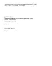 Chapter Homework Exercises The Random Variable X Is Known To Be Uniformly Distributed